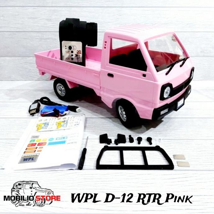 Jual RC CAR 1:10 WPL D-12 FULL PROPO REAR WHEEL DRIVE RWD D12 RTR ...