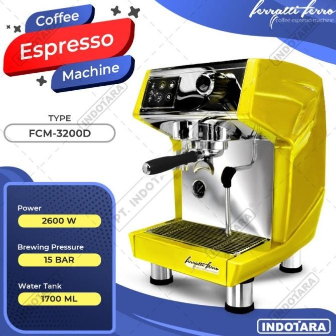Jual Ferratti Ferro Espresso Machine FCM3200D | Shopee Indonesia