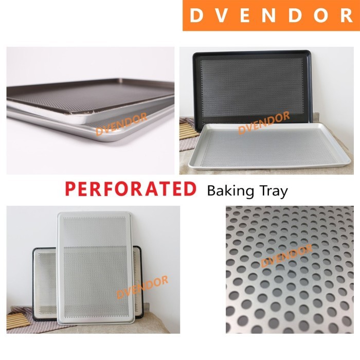 Jual Loyang Baking Non Stick 60 X 40 Baking Tray Alumunium Perforated ...