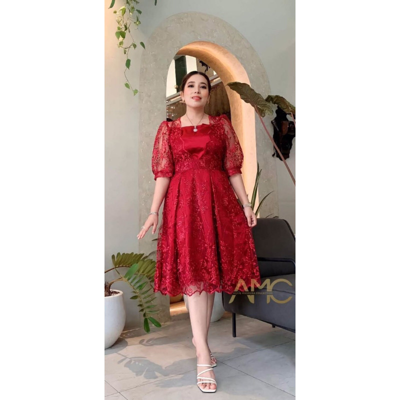 Jual Dress Natal Model Terbaru 2024 Baju Natalan Wanita Korean Style ...