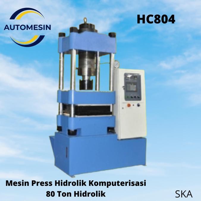 Jual Mesin Press Hidrolik Komputerisasi 80 Ton Hidrolik Machine -Hc804 | Shopee Indonesia