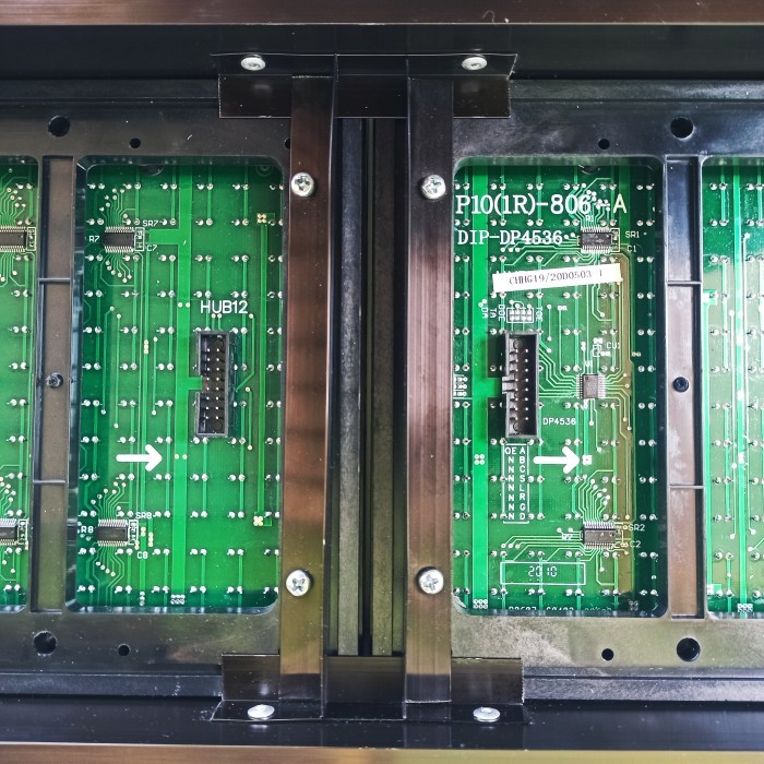 Jual Frame Running Text 4 Panel P10 16128cm Fullset (outdoor/indoor ...