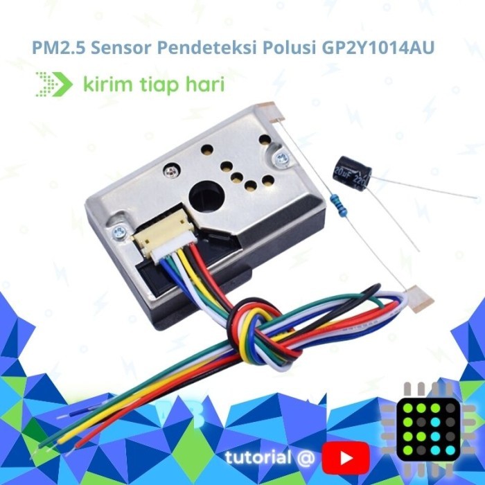 Jual PM2.5 Sensor Pendeteksi Polusi Sensor Jon Dust Debu Kebersihan ...
