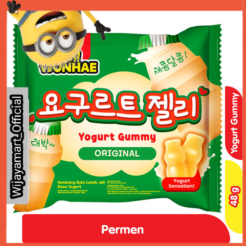 Jual Wonhae Permen Gummy Yogurt Original 48 g | Shopee Indonesia