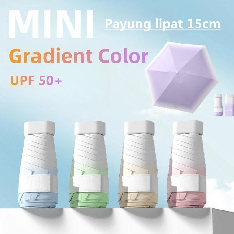 Jual Vm - Payung Mini Gradient / Payung Lipat Uv - Ukuran Mini 15 Cm ...