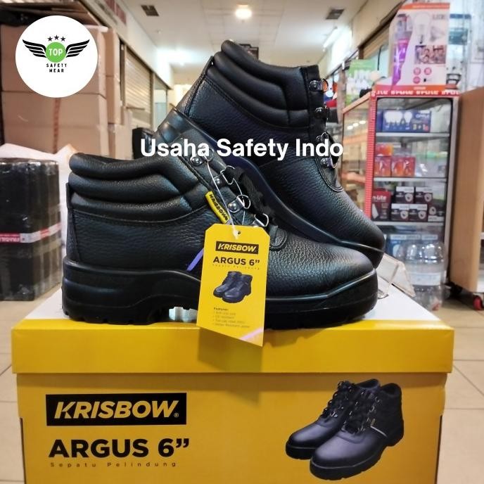 Jual SEPATU SAFETY KRISBOW ARGUS 6" ASLI BERKUALITAS 2710T | Shopee ...
