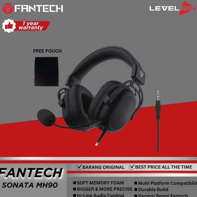 Jual FANTECH SONATA MH90 MULTI-PLATFORM GAMING HEADSET BERGARANSI ...