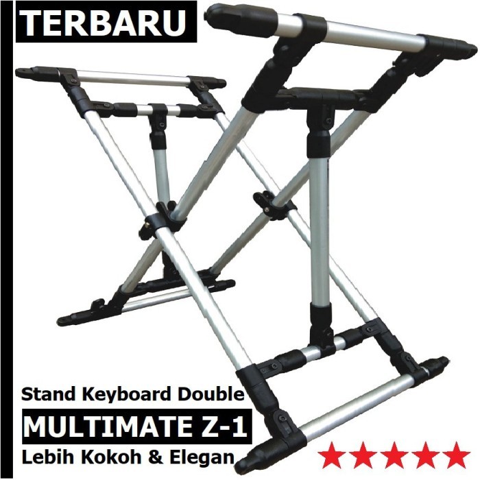 Jual Neww Stand Keyboard Double (Stainless Multimate Terbaru Keren Abis ...