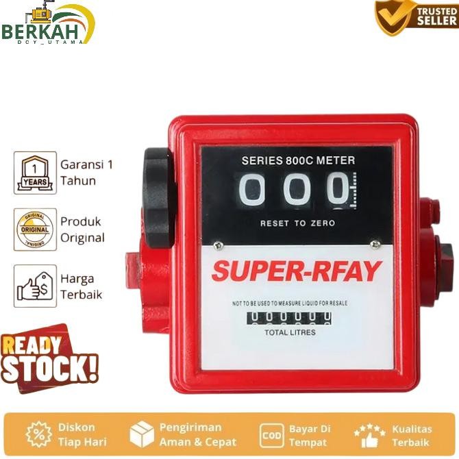 Jual FLOW METER SOLAR 1 INCH 3 DIGIT FLOW METER SOLAR SUPER-RITE 1 INCH ...