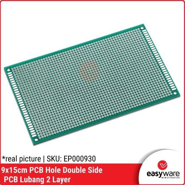 Jual PCB DOUBLE SIDE 9X15CM PCB MATRIX 9X15 PCB LUBANG 9X15 PCB FR4 ...