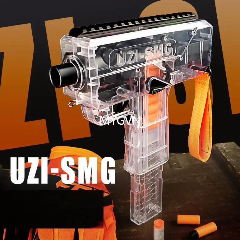 Jual UZI TOY GUN ELECTRIC SOFT BULLET SUBMACHINE MODEL FIRE SHOTGUN ...