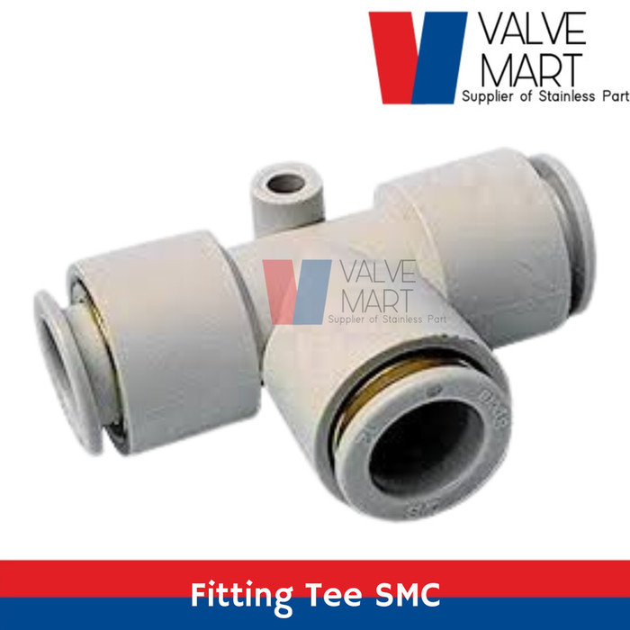 Jual KQ2T 04-00 Fitting Tee Pneumaic Slip Lock Selang 4mm x 4mm x 4mm SMC | Shopee Indonesia