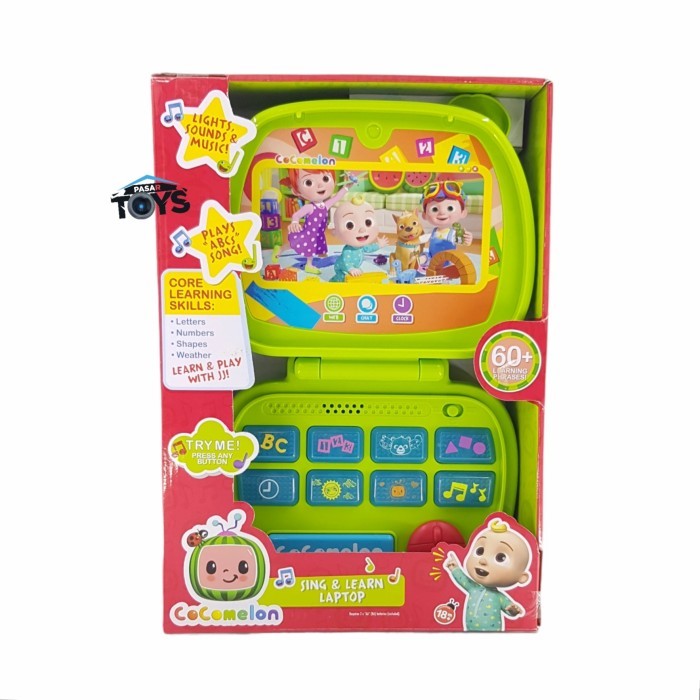 Jual Cocomelon Sing & Learn Laptop Mainan Laptop Cocomelon Original ...