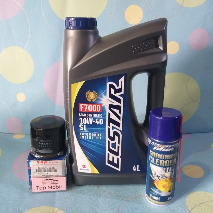 Jual Paket Oli Mesin Ecstar F7000 10W-40 Api Sl Apv Baleno Esteem ...