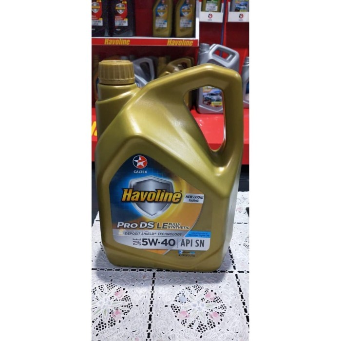Jual Oli Caltex Havoline Fully Synthetic Sae 5W-40 Pro Ds Le Api Sn ...