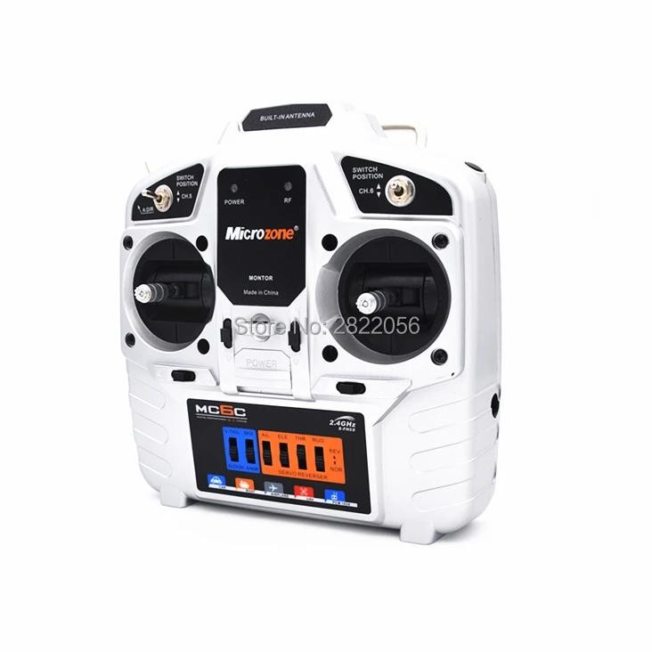 Jual MICROZONE MC6C 2.4G 6CH CONTROLLER TRANSMITTER RECEIVER RADIO ...