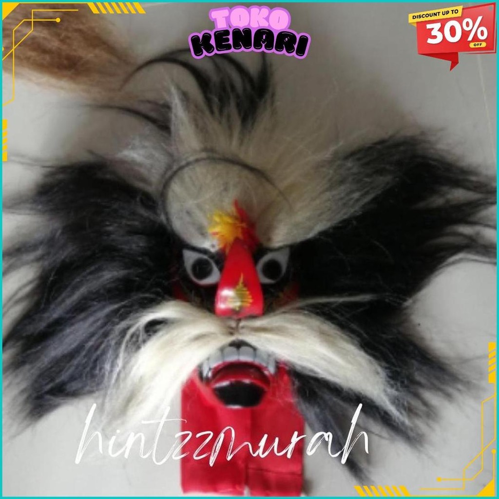 Jual Topeng Ganong Sintetis Jaranan / Ganong / Bujang Ganong / Reog ...