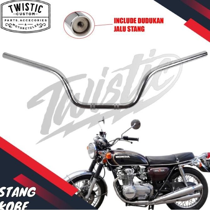 Jual Stang Stir Setir Kobe Motor Honda Cb 250 350 550 750 W175 W250 ...