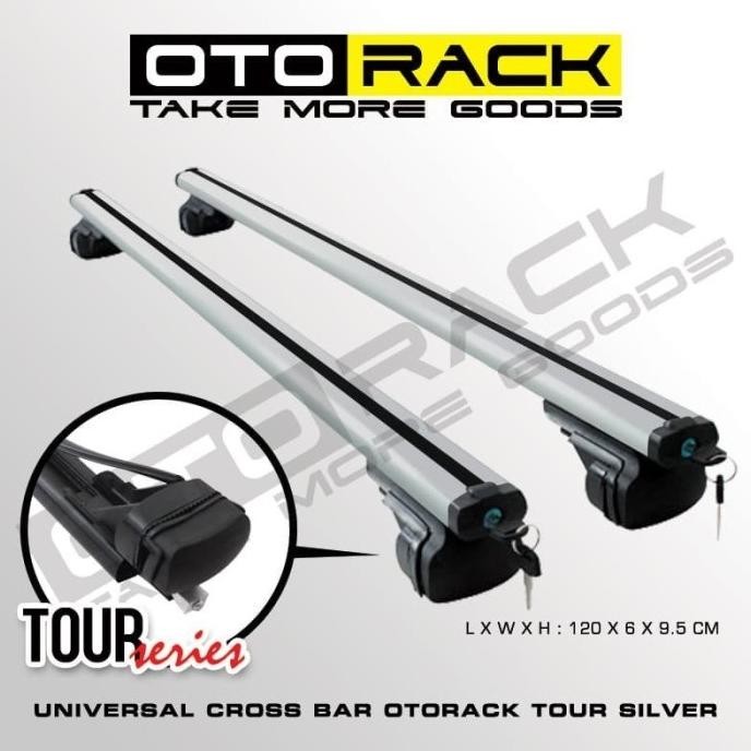 Jual NEW Cross Bar / Crossbar Otorack Tour Sistem Jepit Roof Rail ...