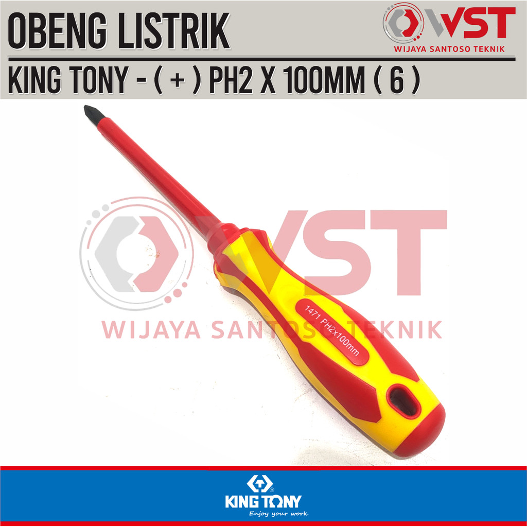 Jual King Tony Obeng Listrik Plus + 6x100 PH2 / Plus 6 x 100 +6x100 ...