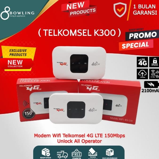 Jual Modem Wifi Telkomsel 4G LTE Unlock All Operator Mifi Telkomsel 4G LTE | Shopee Indonesia