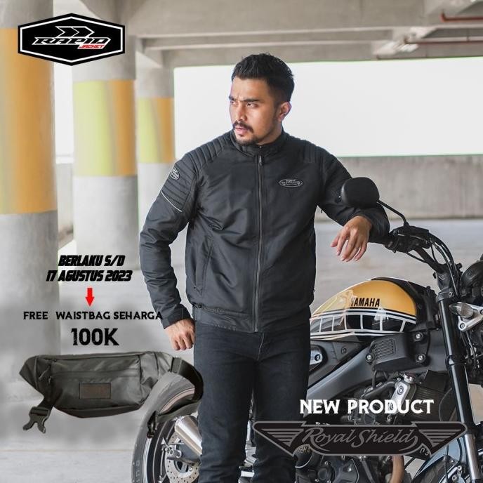 Jual TERBARU - Jaket motor touring premium RAPID ROYALSHIELD vintage ...