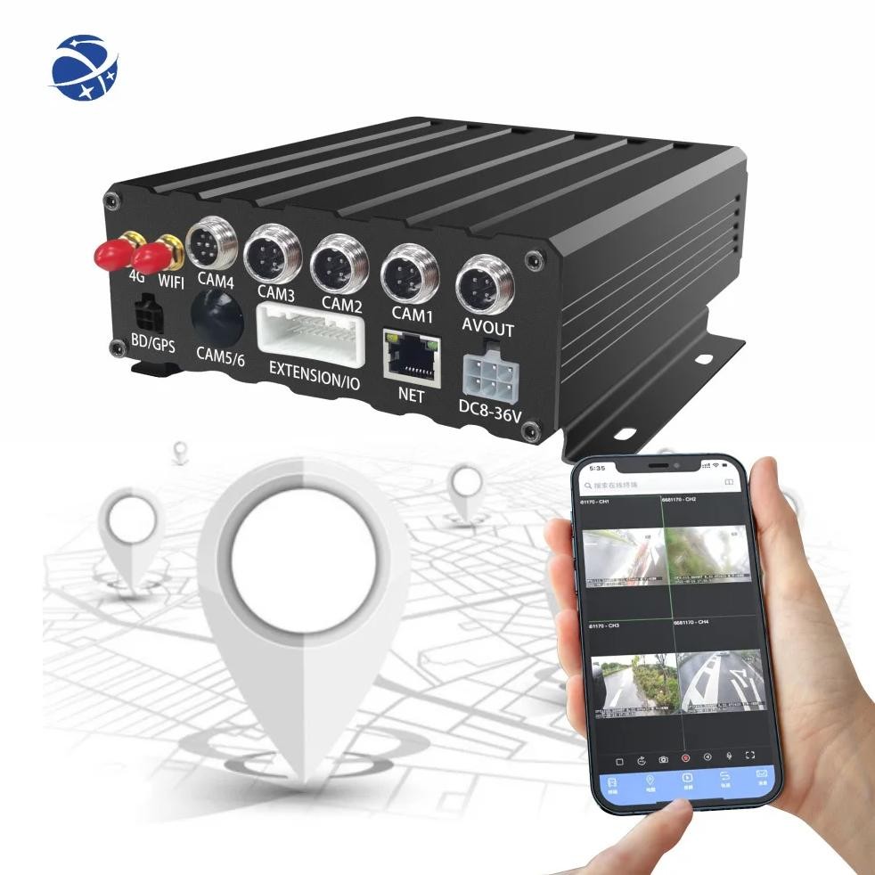 Jual YYHC-4CH 8CH 4G CAR DVR 1080P WITH CAMERA SIM CARD VIDEO RECORDER ...