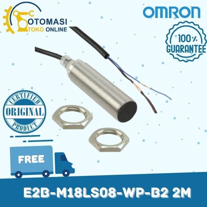 Jual Omron Proximity Sensor E2B-M18Ls08-Wp-B2 2M Omi | Shopee Indonesia
