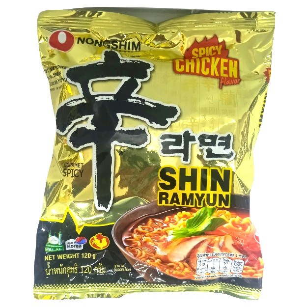 Jual S14501 NONGSHIM SHIN RAMYUN SPICY CHICKEN MIE KOREA 120GR BKS MAJU ...