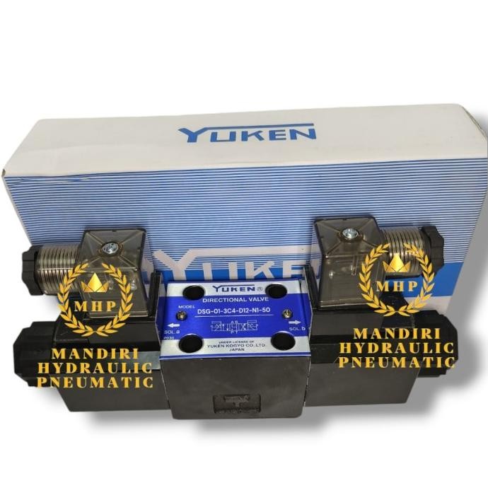 Jual SOLENOID VALVE YUKEN DSG-01-3C4-D12-N1-50 1111T | Shopee Indonesia