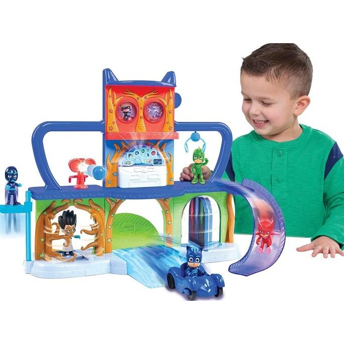 Jual Pj Masks Headquarter Launcher With Pj Mask Car !! Ready | Shopee ...