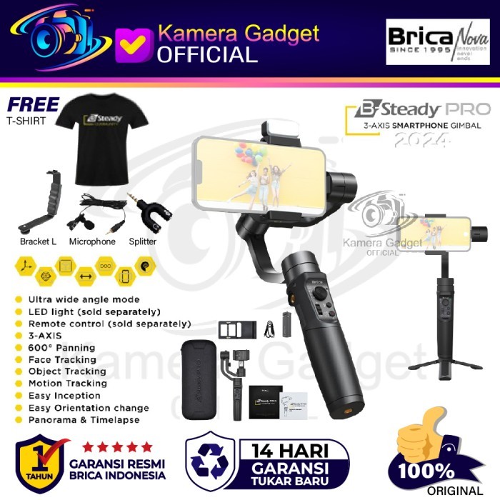 Jual B-Steady Pro 2024 / 2023 3-Axis Gimbal Stabilizer BSteady - 2024 ...