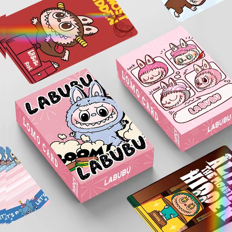 Jual 30PCS Photo Card Labubu Lomo Card Sanrio Kartun Kartu Hologram ...