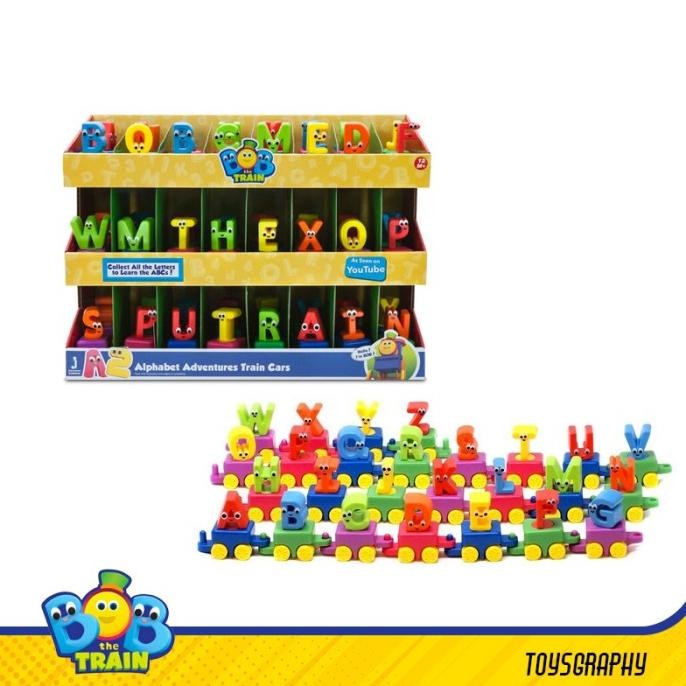 Jual Bob The Train Alphabet Adventures Train Cars ABC Kereta Mini ...