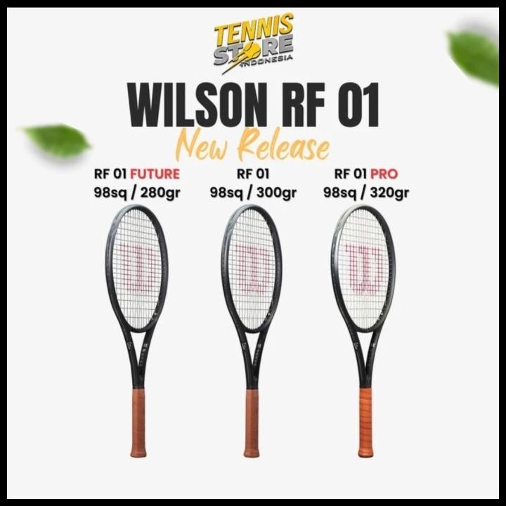Jual Wilson Rf 01 Future / Rf 01 / Rf 01 Pro Roger Federer Black ...