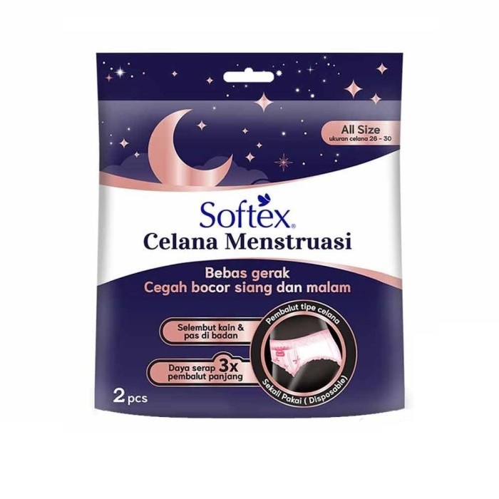 Jual SOFTEX CELANA MENSTRUASI 2 PCS | Shopee Indonesia