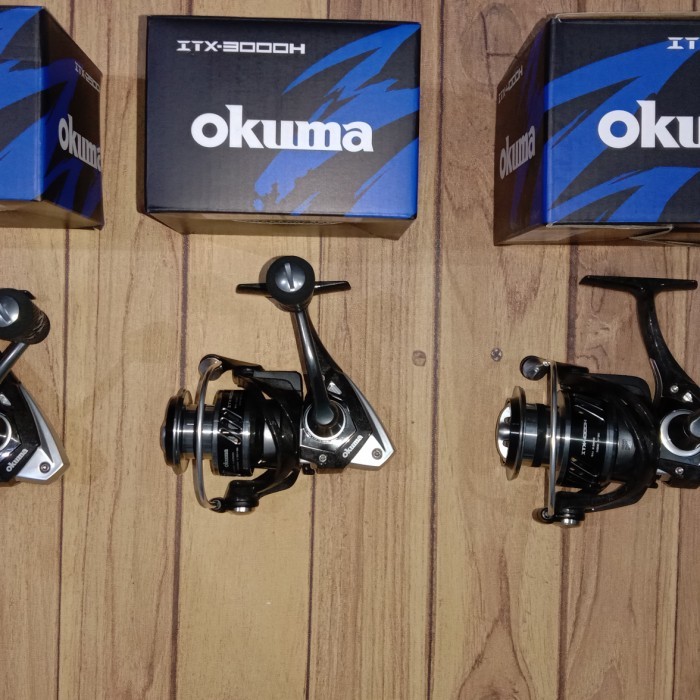 Jual Reel Spinning OKUMA ITX 2500H, 3000H, 4000H power handle super ...