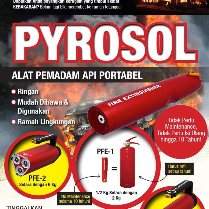 Jual Pyrosol Alat Pemadam Kebakaran Alat Pemadam Api Ringan APAR PFE ...