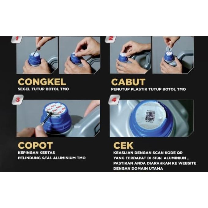 Jual Oli Mesin Tmo Sae 5W-30 4 Liter Bensin Toyota Scan Barcode 4Liter ...