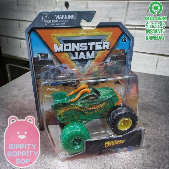 Jual Monster Jam Dragon Monster Truck 1:64 Mainan Mobil Original ...