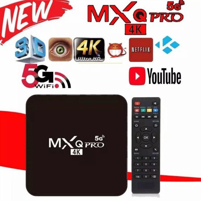 Jual TERLARIS - Android Tv Box MXQ Pro 5G / Smart Tv 4K Ultra HD 5G | Shopee Indonesia