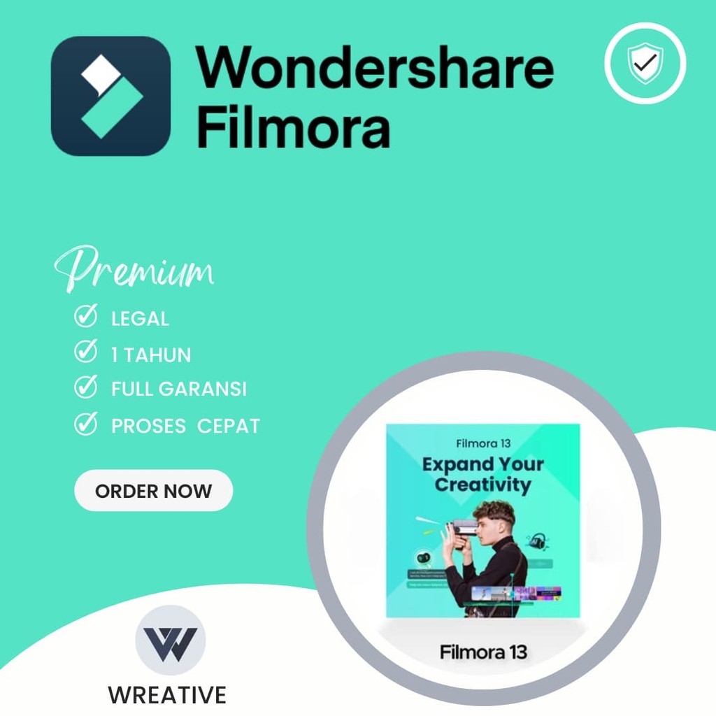 Jual Filmora 13 Premium 1 Tahun Full Garansi (Proses Tercepat Buka 24 Jam) | Shopee Indonesia