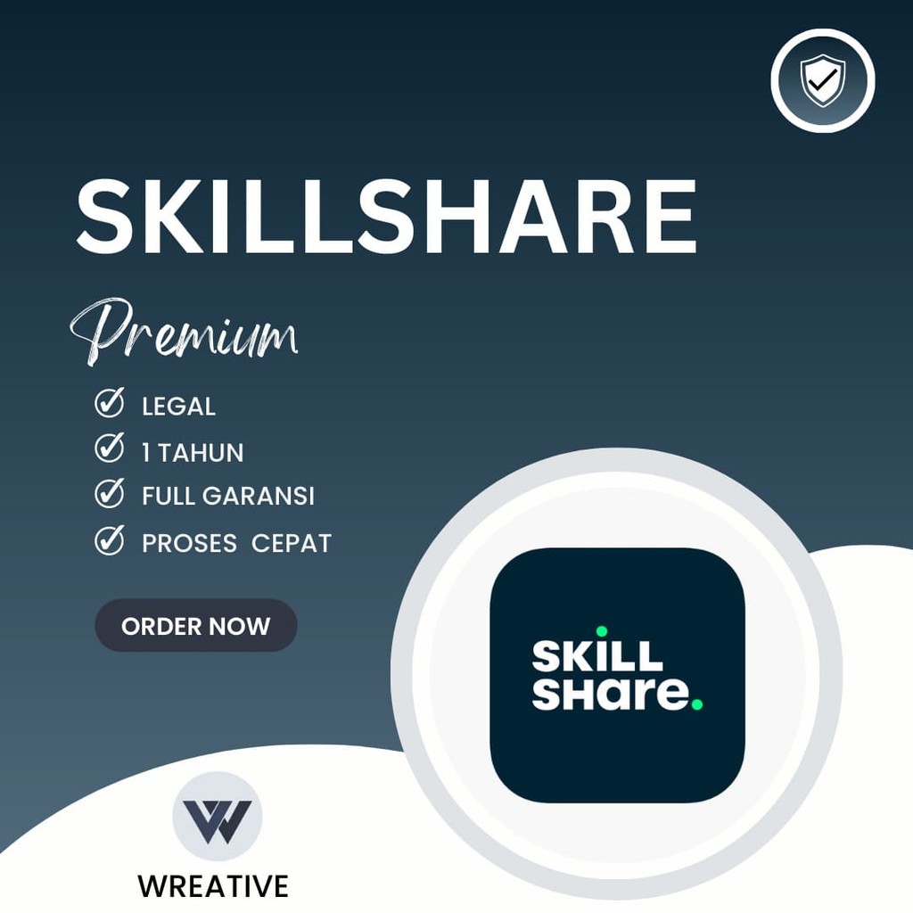 Jual Skillshare Premium 1 Tahun Full Garansi (Proses Tercepat Buka 24 Jam) | Shopee Indonesia