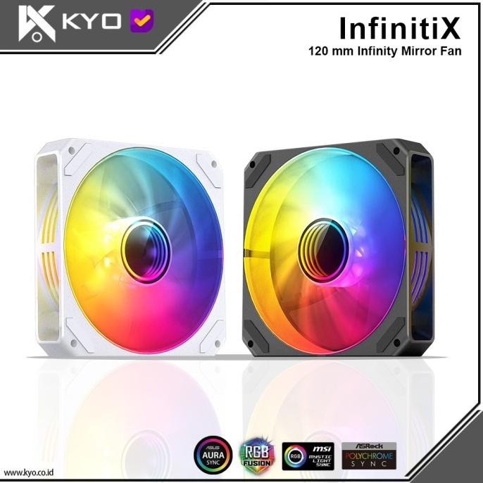 Jual Kyo Infinitix Fan Argb 120Mm Argb Sync 3 In 1 / 5 In 1 Fan Case ...