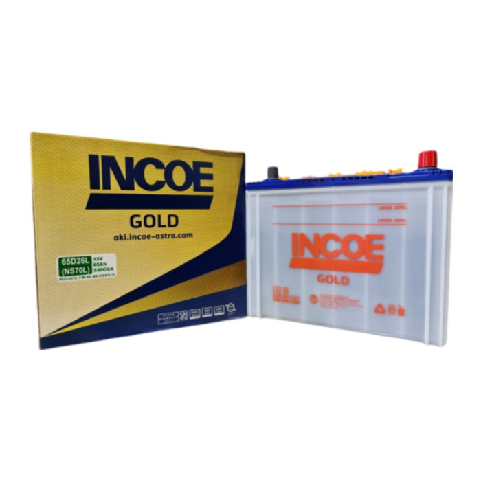 Jual INCOE GOLD Astra Aki Basah Mobil Toyota Innova Bensin NS70L 65D26L 65Ah | Shopee Indonesia