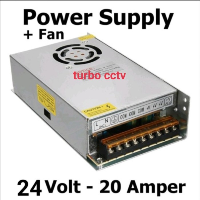 Jual Switching Power Supply PSU 24V 20A High Quality, 24 Volt 20 Ampere ...