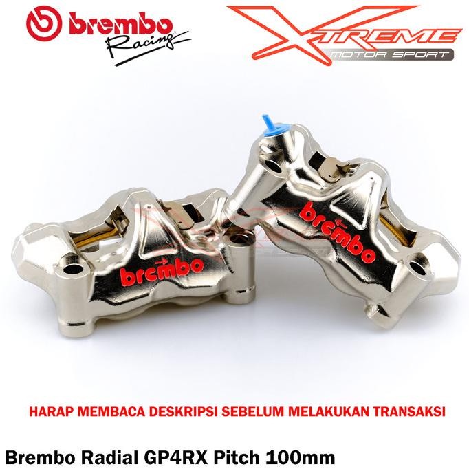 Jual Kaliper Brembo Radial Monoblock GP4RX 108 / 100 MM Sepasang Set Kanan Kiri Original Brembo ...
