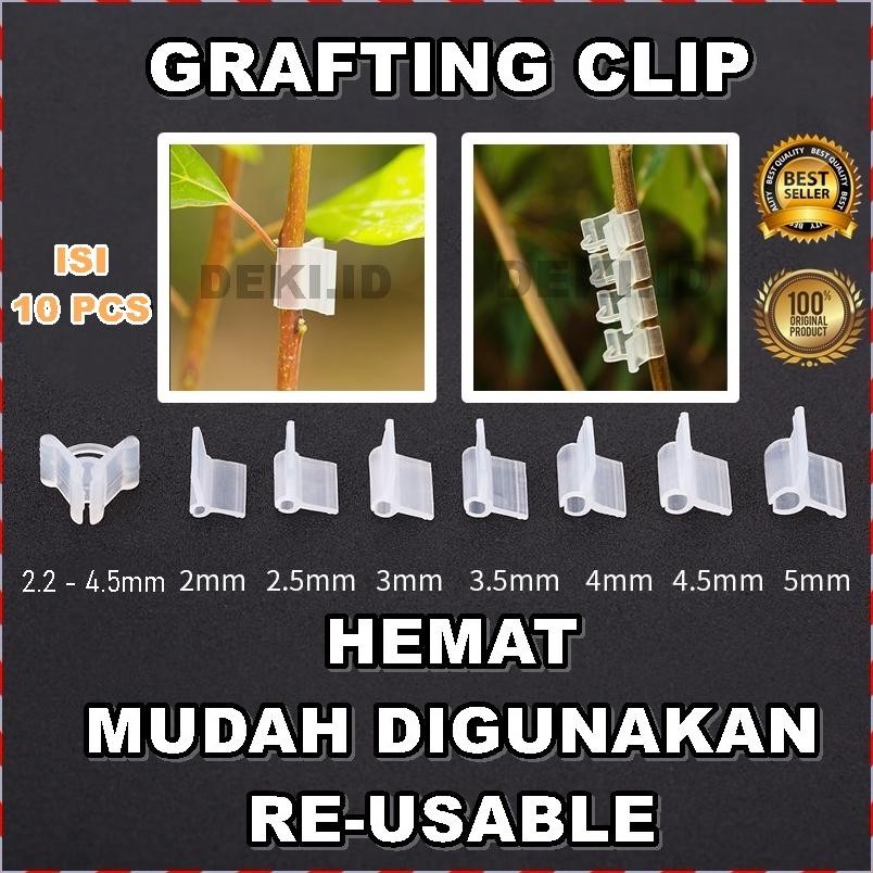 Jual Grafting Clip Isi 10 PCS Klip Alat Okulasi Clips Penjepit Sambung ...