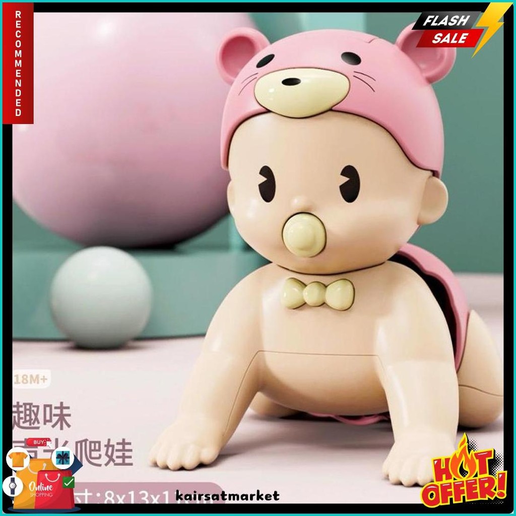 Jual Baby Crawling Mainan Edukasi Anak Bayi Balita Boneka Merangkak ...