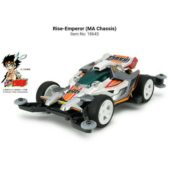 Jual Ready TAMIYA 18643 Mini 4WD Rise-Emperor (MA Chassis) | Shopee ...